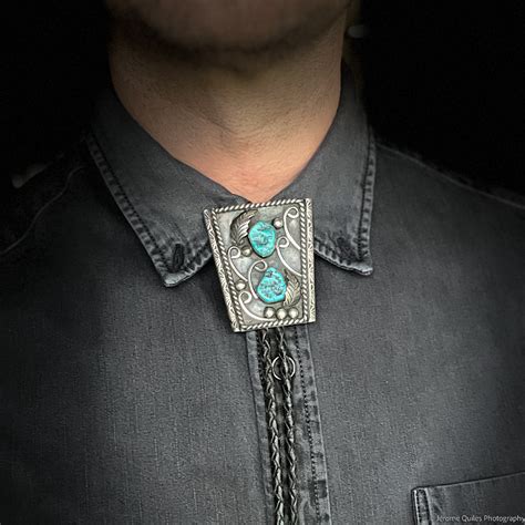 Vintage Turquoise Bolo Tie Wilde Ones London