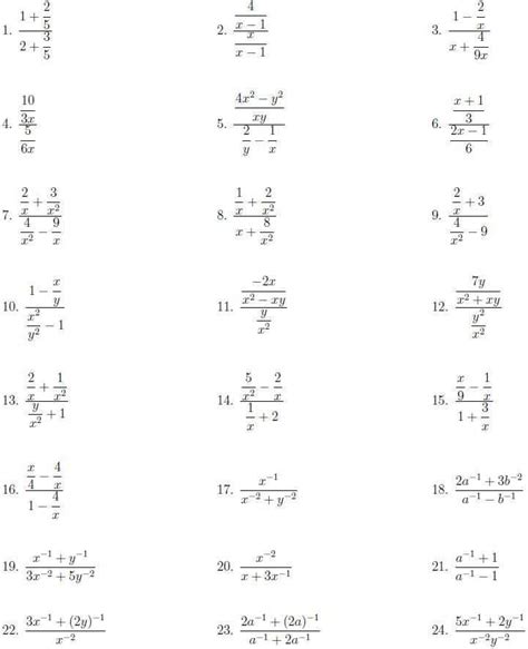 Solve Complex Numbers Easily With Simplifying Complex Numbers Worksheet