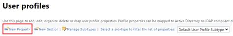 Creating Custom Properties In User Profiles In Sharepoint Online