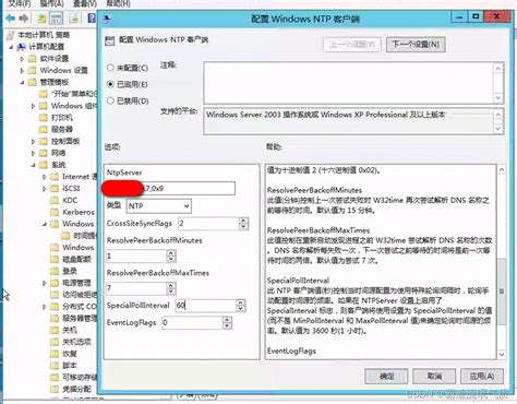 winserver上如何配置和开启ntp客户端进行时间同步 server打开ntp服务 csdn博客