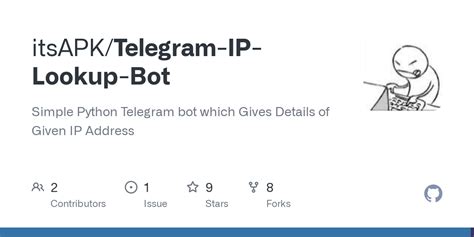 Github Itsapktelegram Ip Lookup Bot Simple Python Telegram Bot