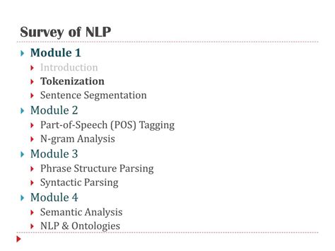 PPT Survey Of NLP PowerPoint Presentation Free Download ID