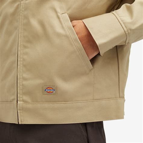 Dickies Lined Eisenhower Jacket Khaki End Us