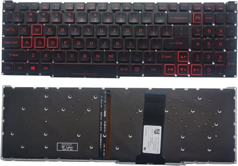 New Rgb Backlit Us Keyboard For Acer Nitro 5 An515 54 An515 55 An515 43