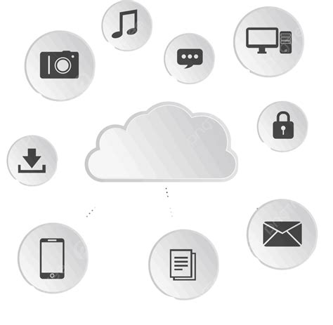 Cloud Computing Concept Message Blue Infrastructure Vector Message Blue Infrastructure Png