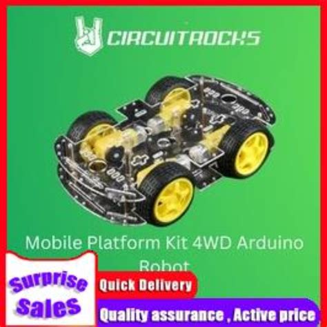 Mobile Platform Kit 4wd Arduino Robot Lazada Ph