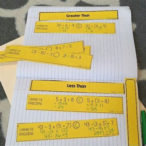 Greater Than Less Than Greater Than Teaching Expressions