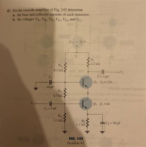 Solved 3 Fixed Bias Configuration 1 For The Fixed Bias