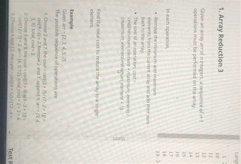 1 Array Reduction 3 Given An Array Arr Of N Studyx