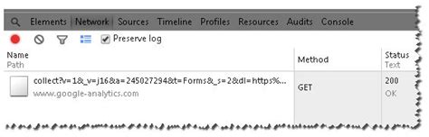 Javascript Ajax Request On A Submit Button For Analytics Event