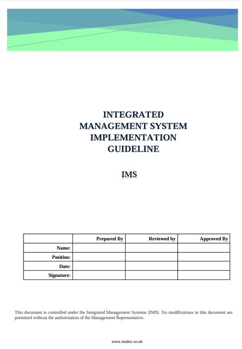 Management System Guide Archives Isodoc Documentation Toolkit