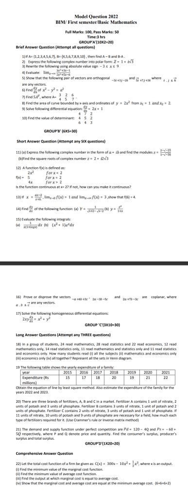 Basic Mathematics Bimstudiescom