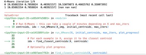 Course 3 Week 1 Getting Nan Error Unsupervised Learning Recommenders Reinforcement