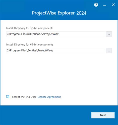 To Install Projectwise Explorer