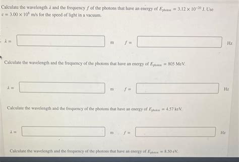 Solved Calculate the wavelength λ and the frequency f of the Chegg com