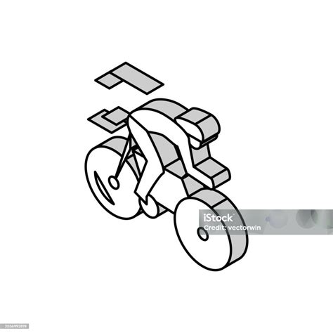 사이클링 스포츠 아이소 메트릭 아이콘 벡터 일러스트 레이 션 Health에 대한 스톡 벡터 아트 및 기타 이미지 Health 경쟁 놀기 Istock