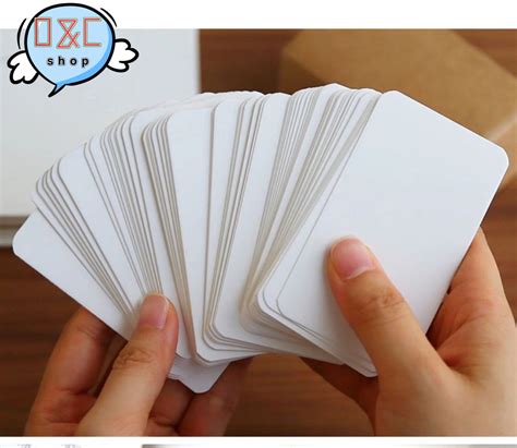 การ์ดเปล่า กระดาษการ์ดคำภาษาอังกฤษ 1กล่องประมาณ90 100แผ่น กระดาษแข็งสีขาว กระดาษการ์ด กระดาษ