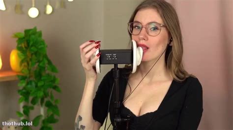 Emma Ruby ASMR Ear Licking Sounds Thothub