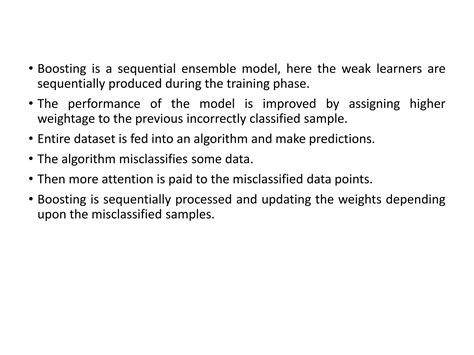 Boosting In Ensemble Learning In Ml Pptx