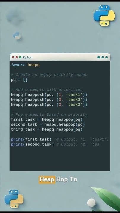Master Priority Queues In Python With Heapq Youtube
