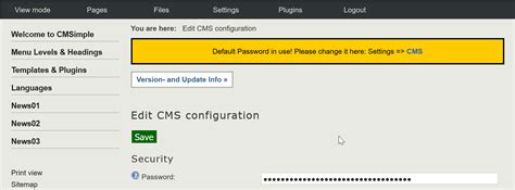 How To Reset Your Admin Password In CMSimple InMotion Hosting
