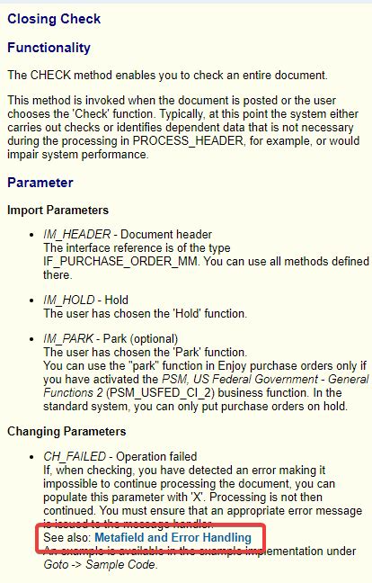 Display Warning Message In Create Purchase Orders Sap Community