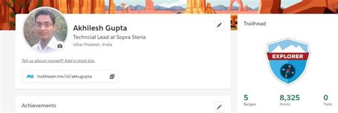 Akhilesh Gupta On Linkedin Salesforce Stepintoexplorerrank 5badges