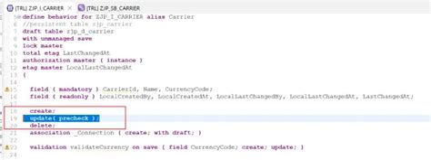 Abap Restful Application Programming 20 Field Validations