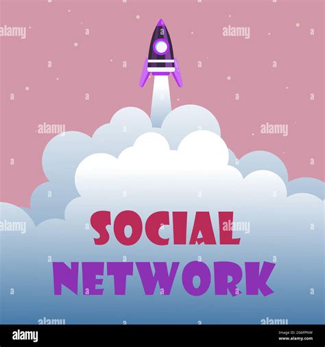 Conceptual Display Social Network Word Written On A Framework Of Individual Linked By Interan