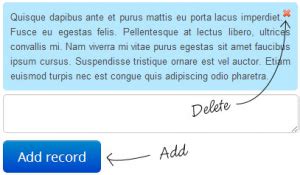 Ajax Add Delete MySQL Records Using JQuery PHP Sanwebe