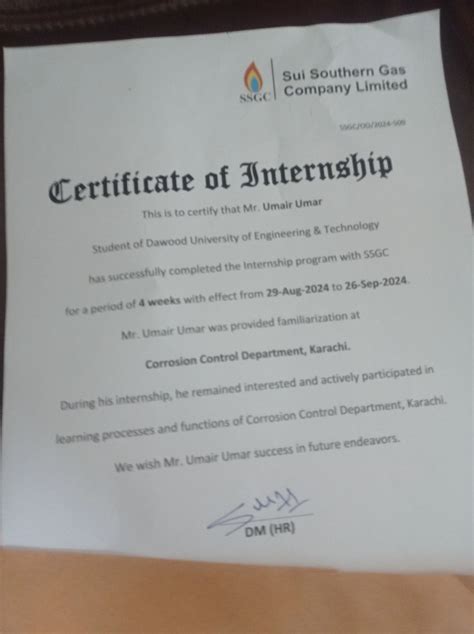 Excited To Share That I Have Successfully Completed A 4 Week Internship