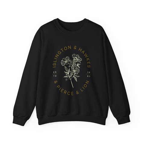 Emma M Lion Crewneck T Islington And Hawkes And Pierce And Lion