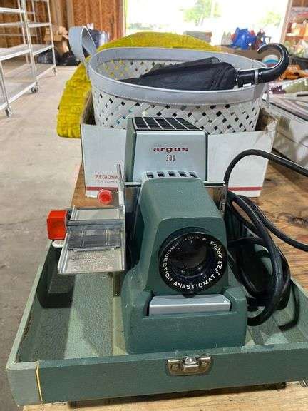 Vintage Argus Slide Projector Trice Auctions