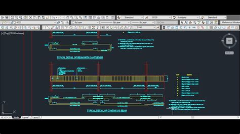 تسليح الكمرات الجزء الاول ح♦7♦ Youtube