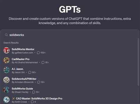 Rafael Testai On Linkedin Chatgpt Gpts Gptstore Ai Solidworks