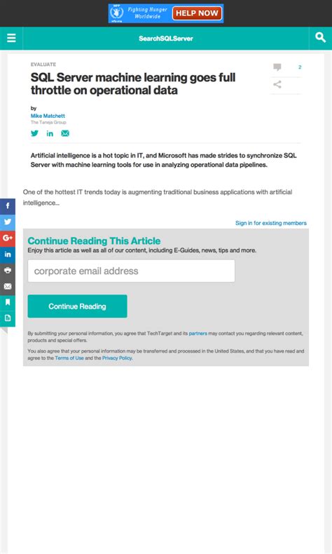 Sql Server Machine Learning Goes Full Throttle On Operational Data