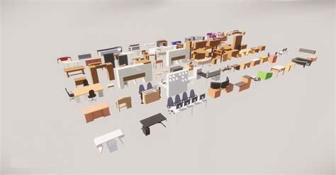 89 desk models revit 2015 3d model 50 rvt free3d