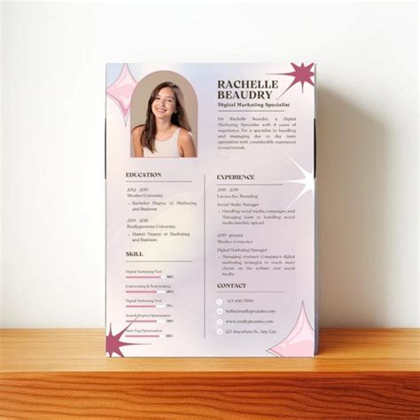 Sorority Resume Templates Pink Recruitment Pack Canva Pdf Word Etsy