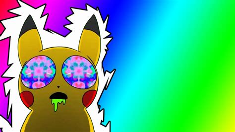 Pikachu On Acid Pokemon By Donseyli On Deviantart