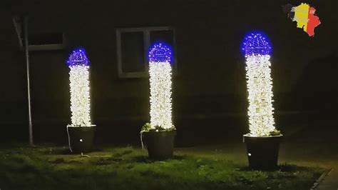 X Rated Xmas Penis Shaped Christmas Lights Decorate Belgian Town Mayor Asks People To Look