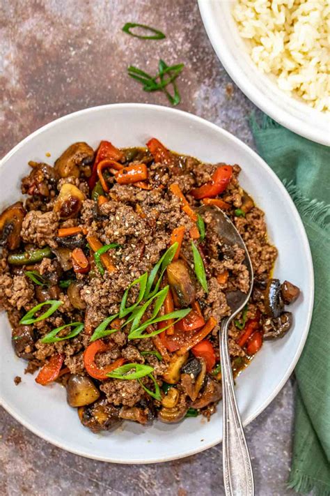 Ground Beef Stir Fry Recipe Video Valentinas Corner
