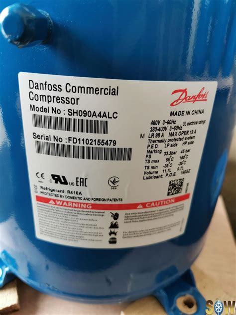 Sh090a4alc Danfoss Commercial Compressor Product Center Star Worths Refrigeration Co Ltd