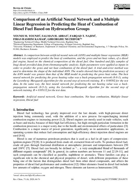 Pdf Comparison Of An Artificial Neural Network And A Multiple Linear