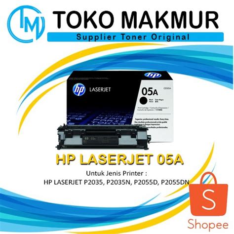 Jual HP 05A Black Original LaserJet Toner Cartridge | Shopee Indonesia