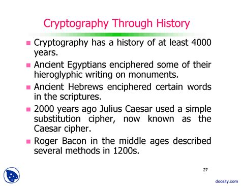Introduction To Cryptography And Classical Ciphers Part 2 Docsity