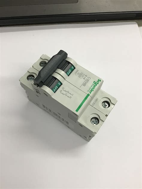 Schneider 16a Miniature Circuit Breaker Double Pole C60hb216 Miken Electronics