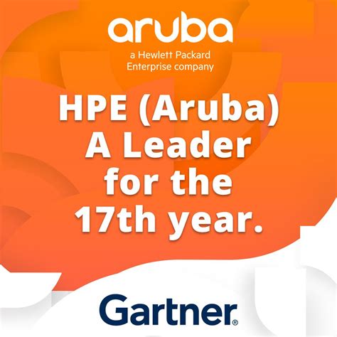 Hpe Aruba Networking On Linkedin Magic Quadrant For Enterprise Wired And Wireless Lan