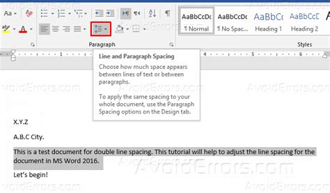 Adjust Double Line Spacing In Microsoft Word AvoidErrors