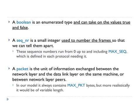 presentation on elementary data link protocols pptx