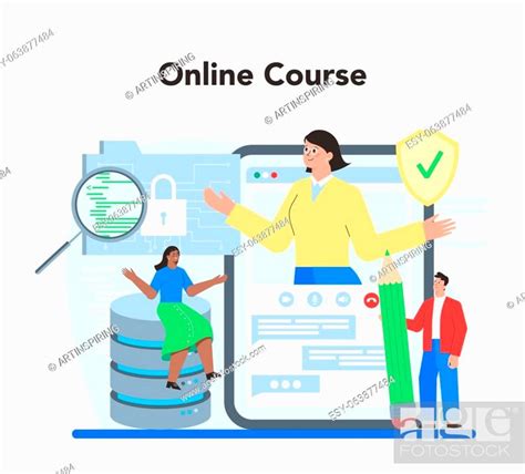 Back End Development Online Service Or Platform Software Development Process Stock Vector